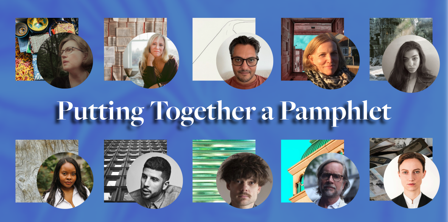 Courses for Putting Together a Pamphlet • Poetry School